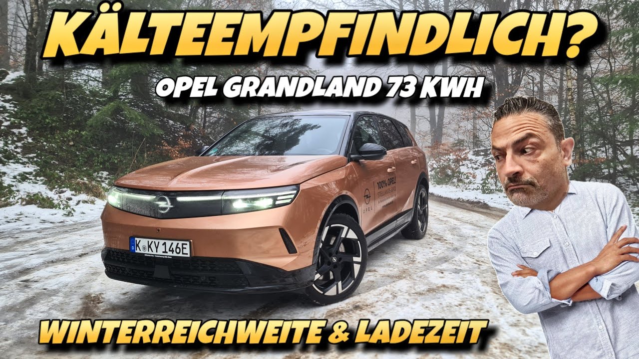 Made in Germany! Opel Grandland electric 73 kWh Winterreichweite ...