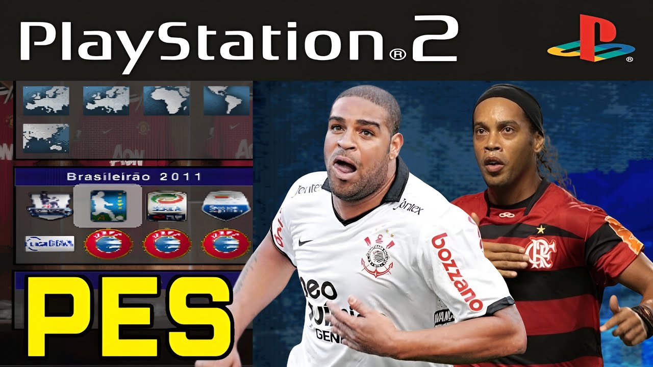 PES 2011 PS2 ISO BRASILEIRÃO ATUALIZADO EFOOTBALL DOWNLOAD - YouTube