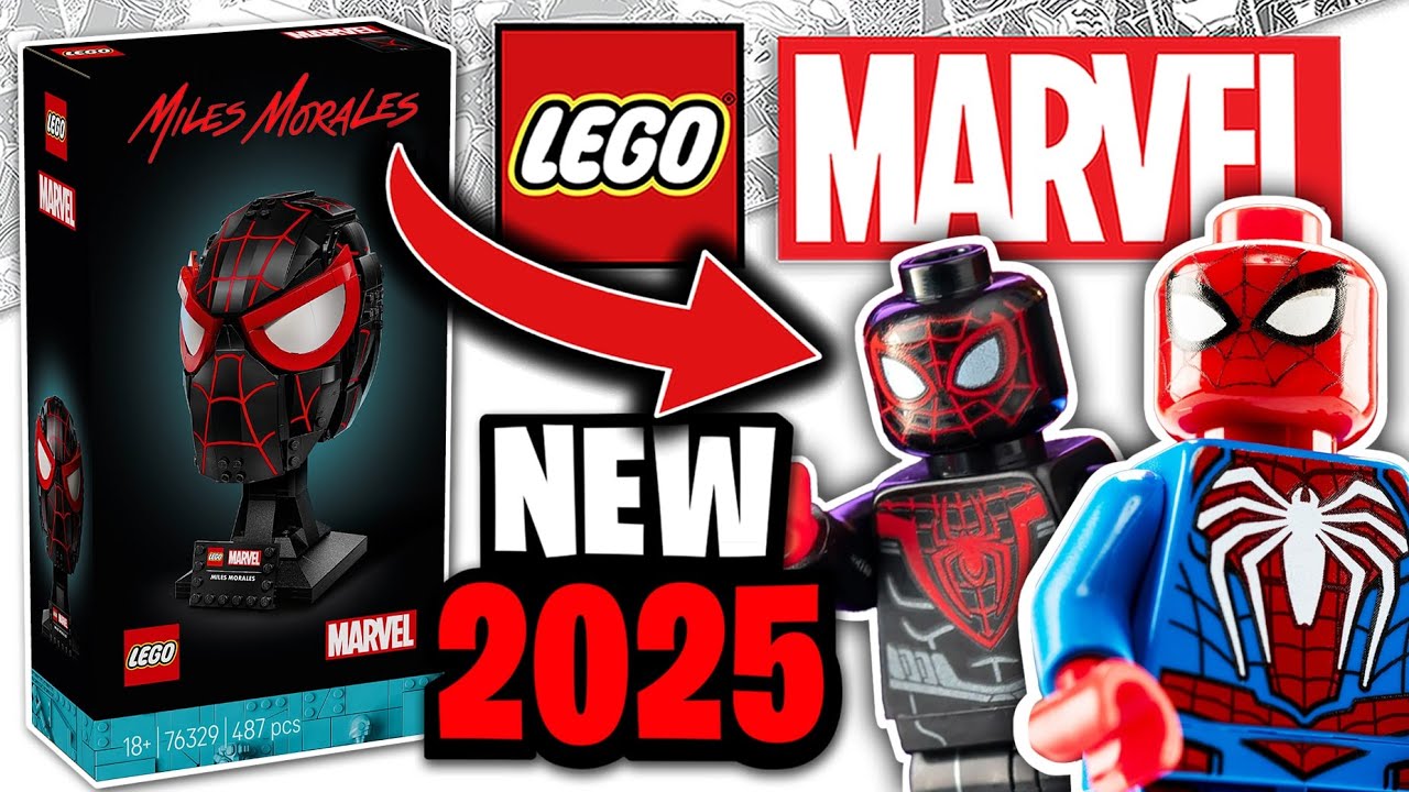 LEGO Marvel Insomniac Spider-Man Miles Morales Mask 2025 Set OFFICIALLY ...