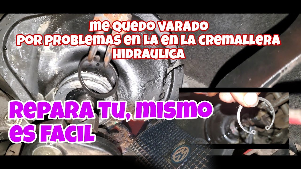 como cambiar reten de cremallera, gol pointer, g3. - YouTube