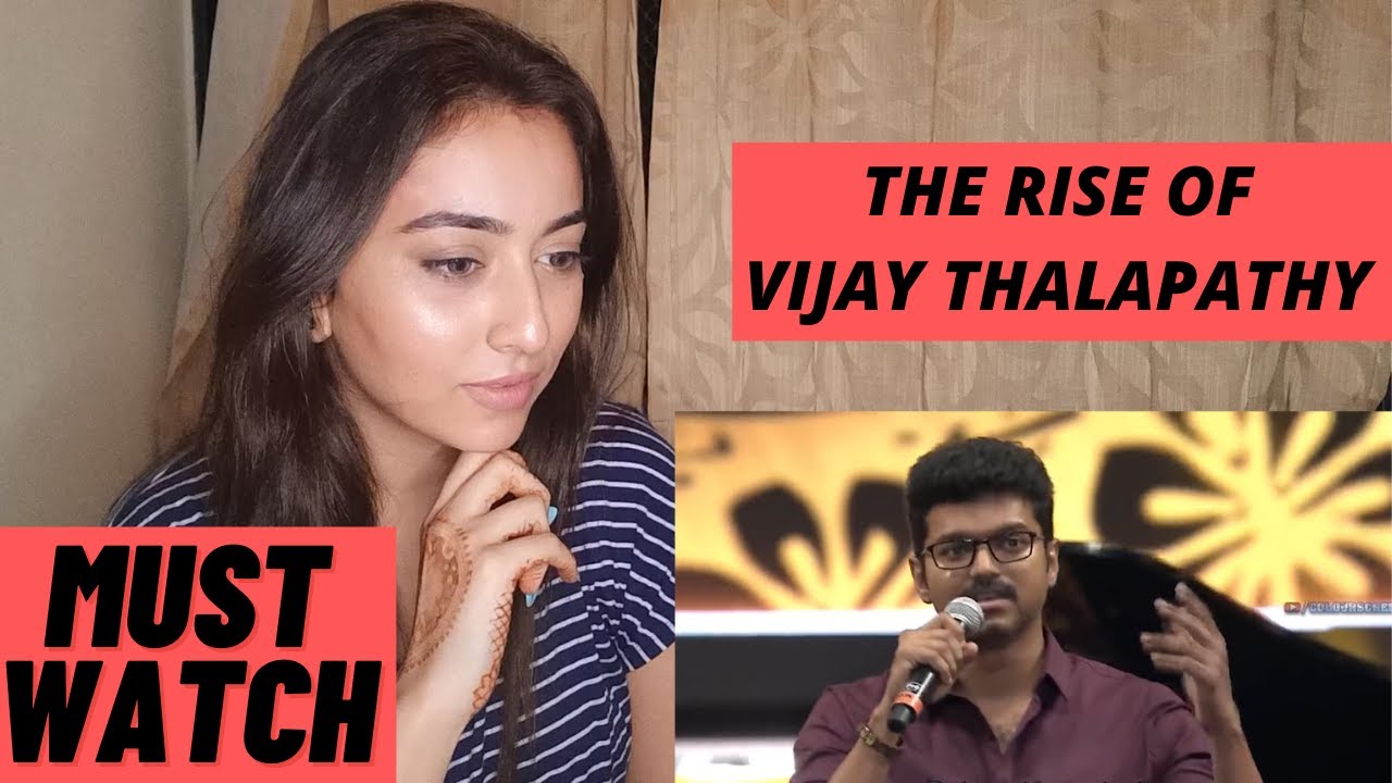THE JOURNEY OF THALAPATHY VIJAY Reaction Video || (ENGLISH SUBTITLES ...
