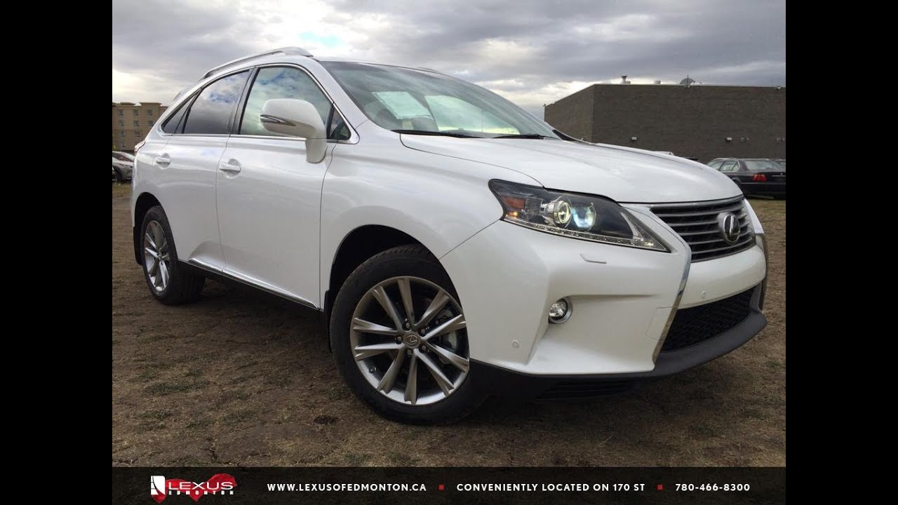 New White 2015 Lexus RX 350 AWD Sportdesign Touring Package Review West ...