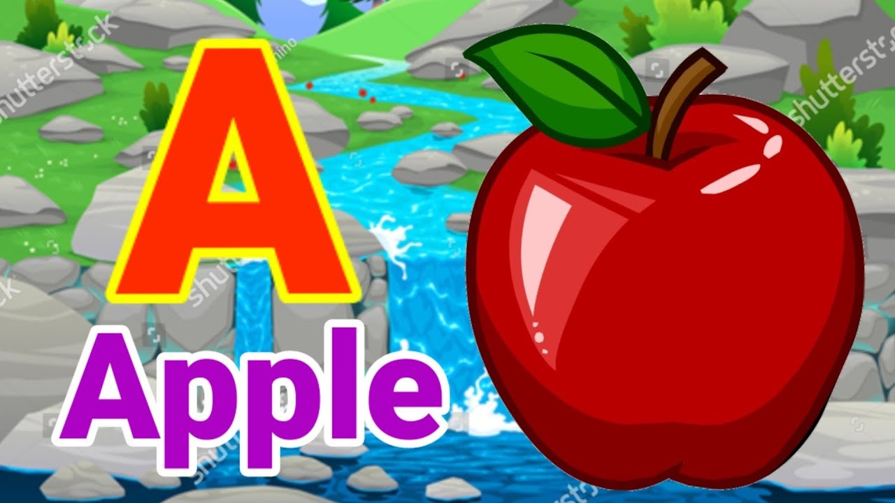 A for apple, b for ball,abcd song, A to z,Alphabets, phonics song, A ...