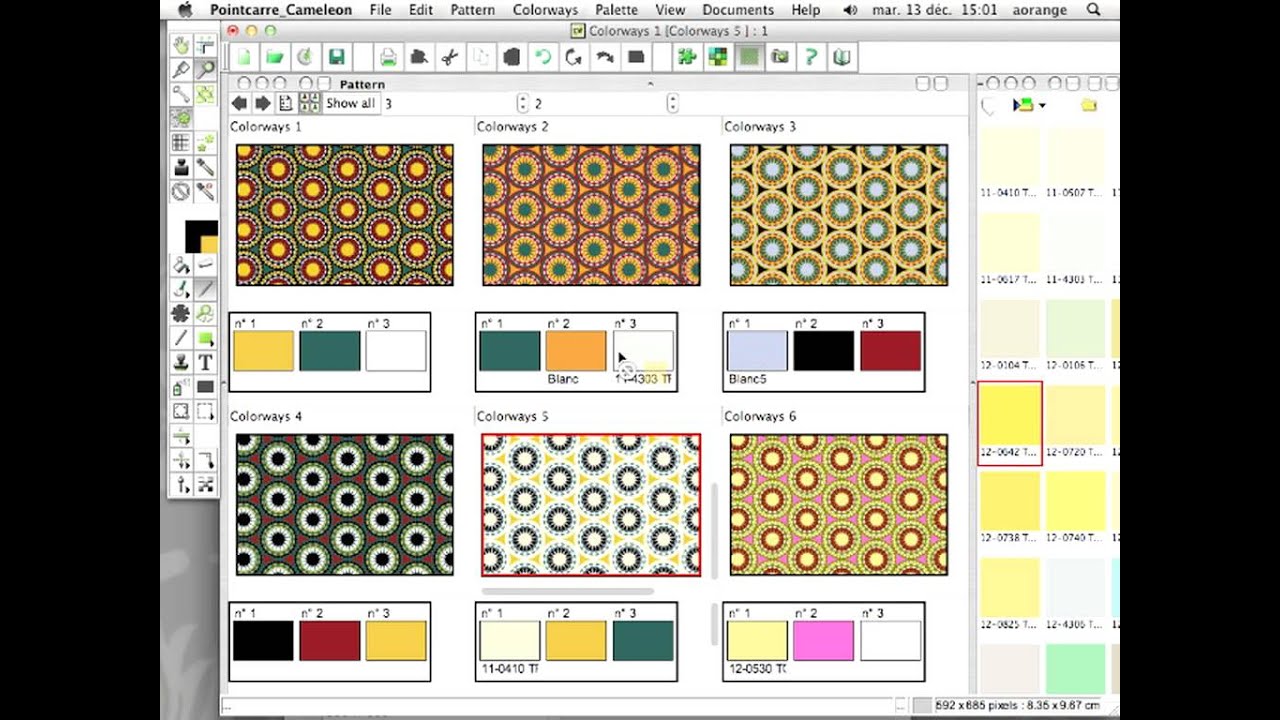 How to create Colorways - Textile CAD Software - YouTube