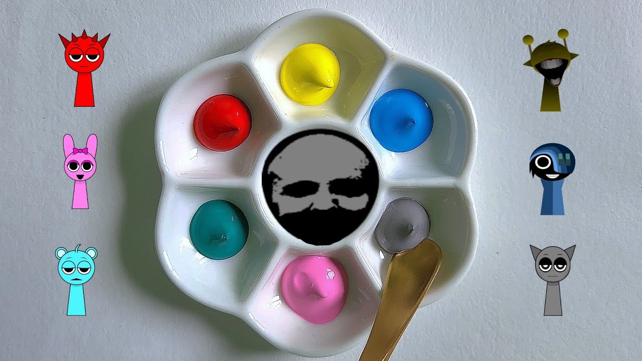 Guess the mixed color of Sprunki [ Horror Edition ] 😨😱 - YouTube