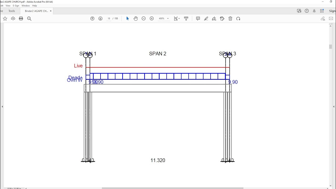 How to determine the maximum design load acting on beam from self ...