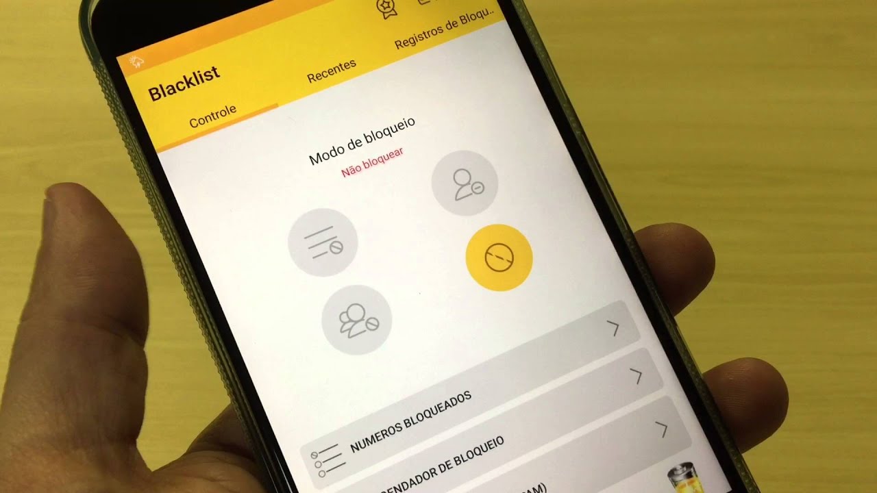App Blacklist para o Android - YouTube