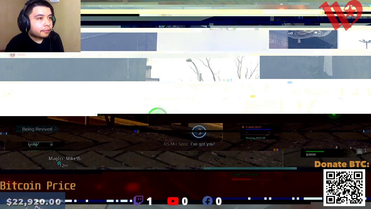 No more invisible operator!!! (LIVE BITCOIN PRICE) Follow? https://streamlabs.com/imfromwaco/tip ...