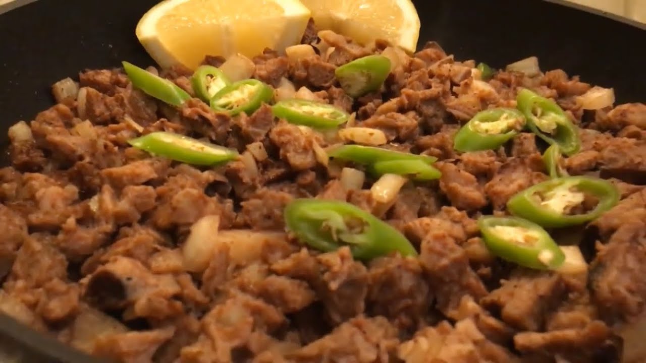 SISIG | EASY RECIPE - YouTube
