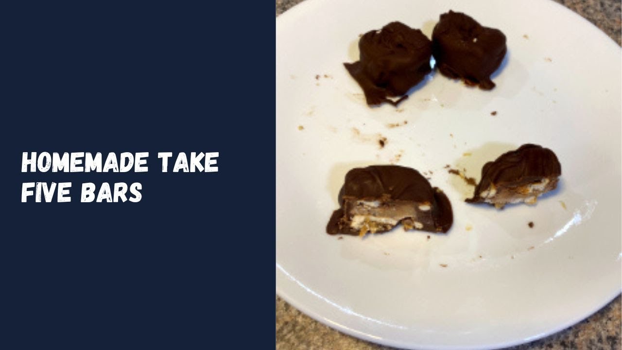 Homemade Take Five Candy Bars - YouTube