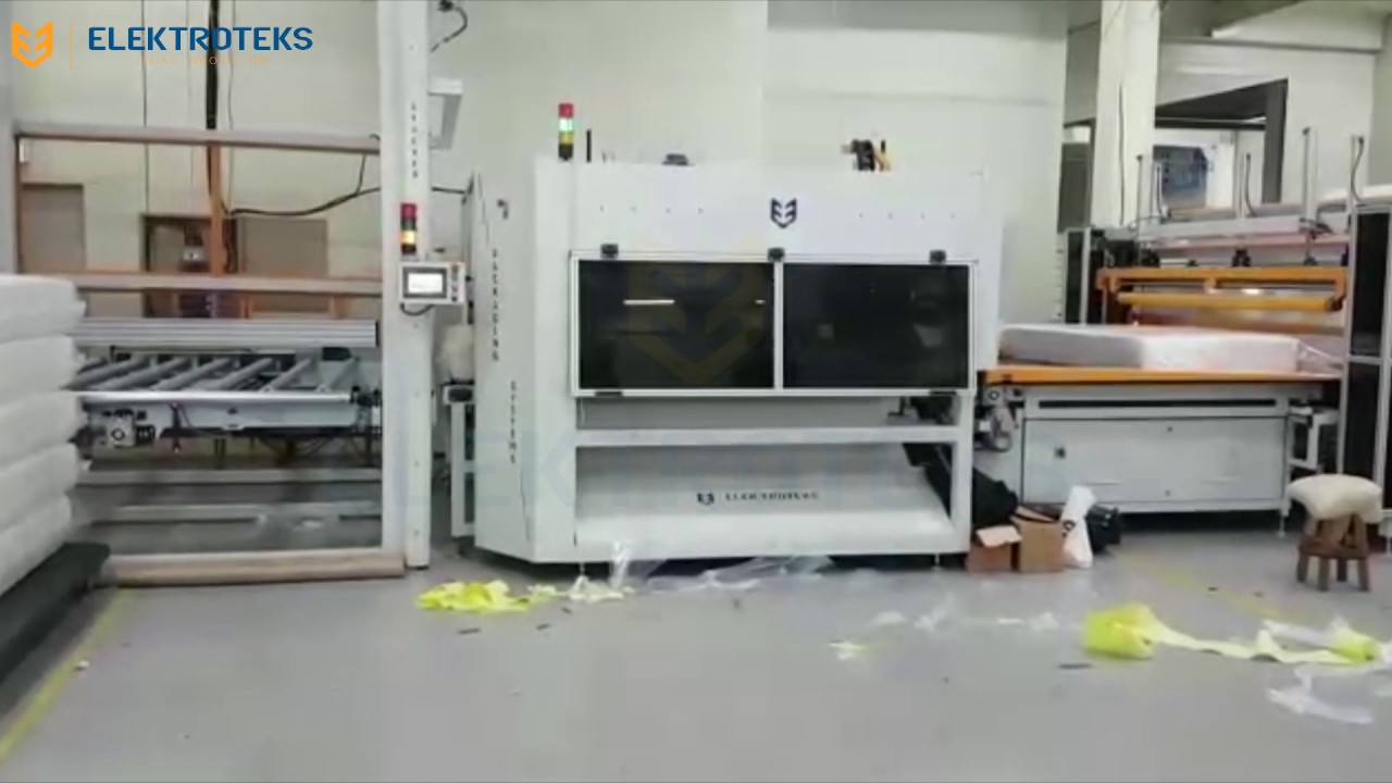 ET-STACKER - Automatic Mattress Stacking System - YouTube