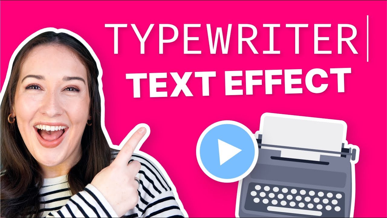 How To Do Typewriter Effect No After Effects YouTube How To Do Typewriter Effect No After Effects YouTube