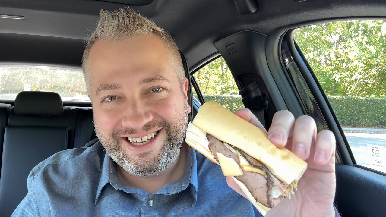 Jimmy John's NEW Smoked Cheddar Bourbon Club - Review - YouTube