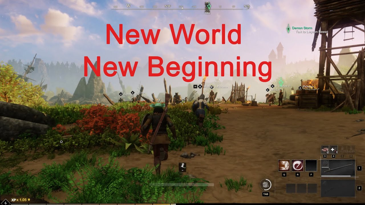 Begining of a new Journey (Part 1). New World Gameplay with no ...