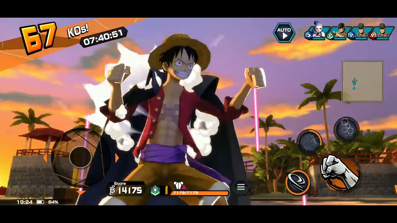 Raid On Onigashima Luffy Gameplay in Survival 100 #onepiecebountyrush # ...