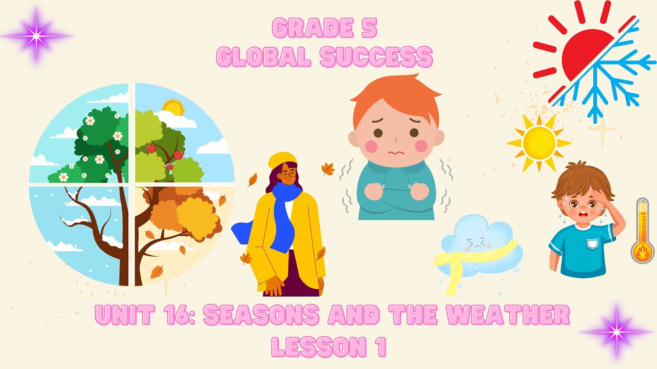 Grade 5|Global Success | Unit 16: Seasons and the weather|Lesson 1 ...
