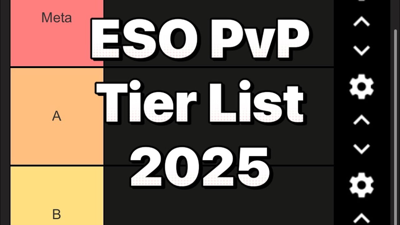 ESO- PvP Class Tier List in 2025 - YouTube