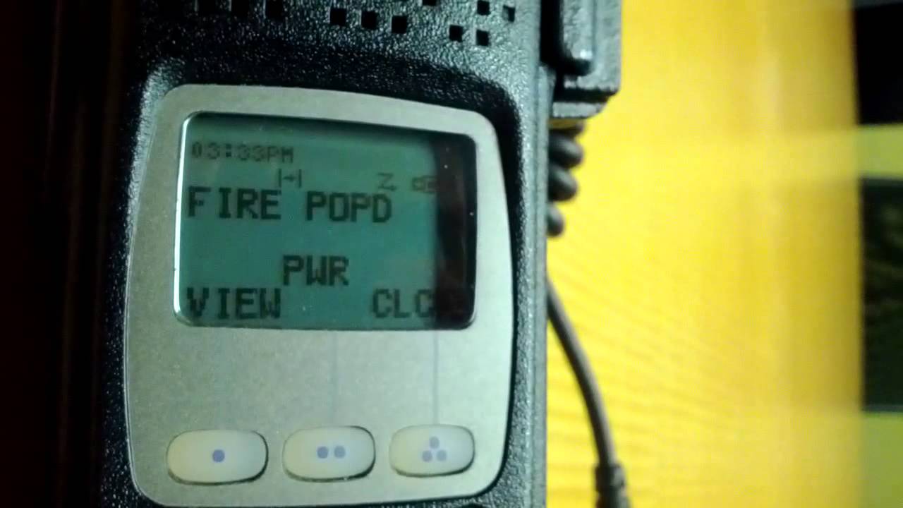 Motorola XTS 5000 in Scan Mode - YouTube