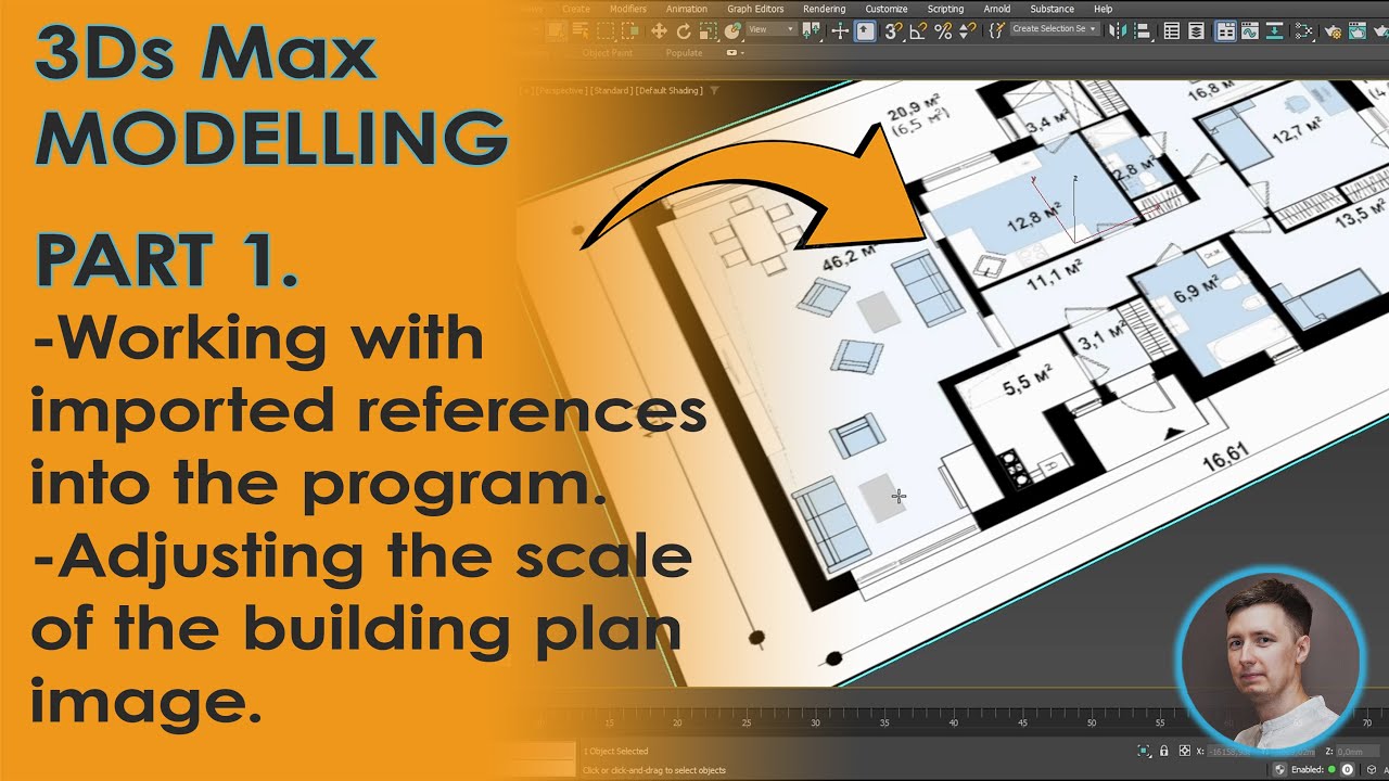 3ds Max SIMPLE MODELLING To VIZ | English subtitles | Part 1|4 ...