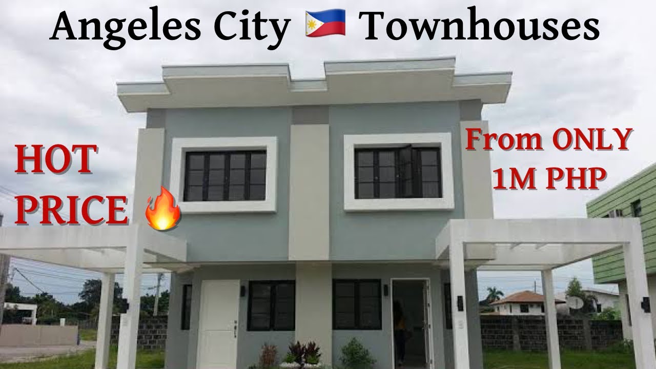Townhouses in Angeles City from 1M PHP - YouTube