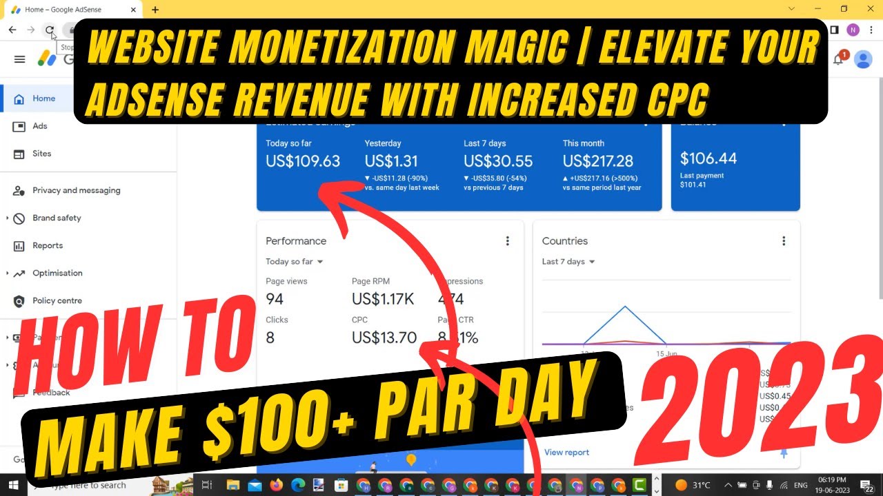Website Monetization Magic | Elevate Your AdSense Revenue with Increased CPC - YouTube