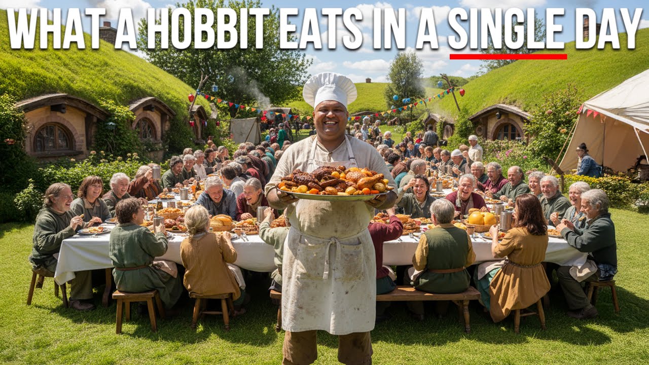 I Made Everything a Hobbit Eats in a Single Day (9000 Calories!) - YouTube