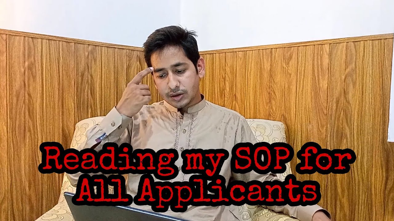 Reading my SOP for UGRAD Applicants | UGRAD | USA | USEFP - YouTube