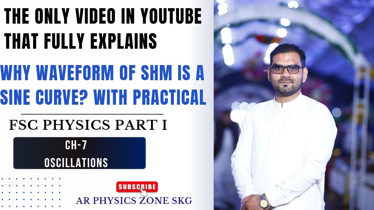 Lecture 4, FSc Physics-I Ch-7 , Waveform of SHM explaining all terms ...