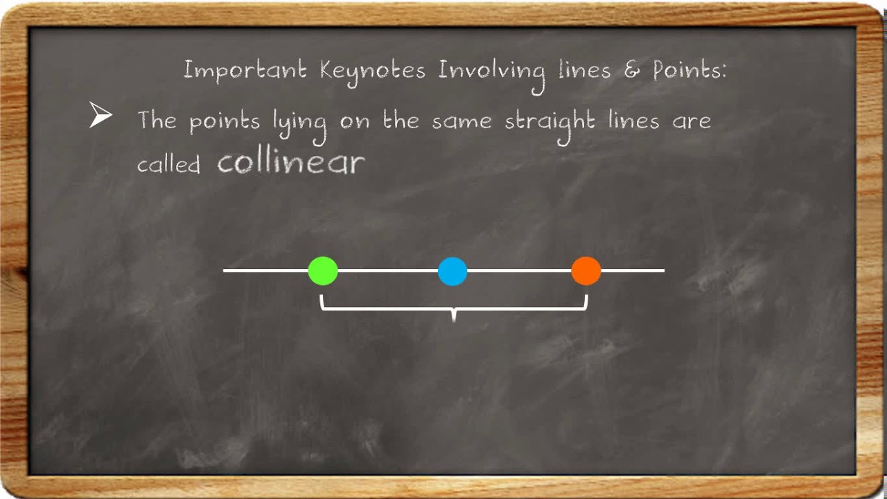 Differences between Line, Line Segment and Ray - YouTube