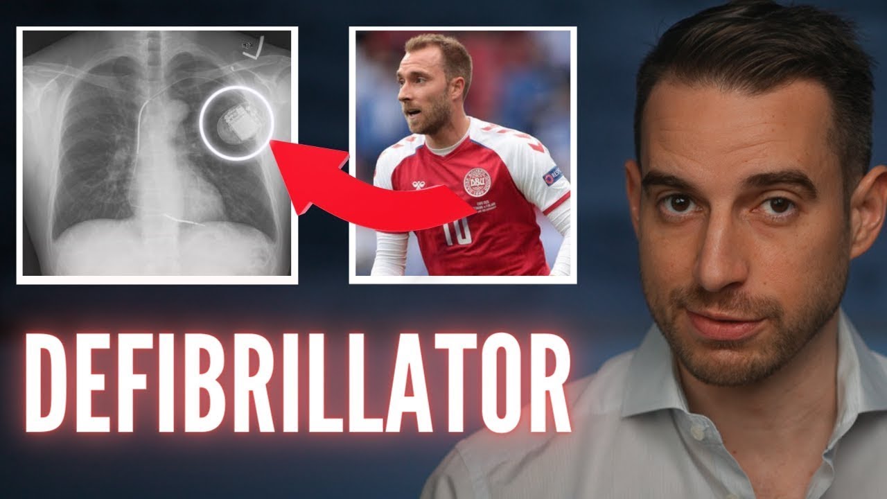 Christian Eriksen Cardiac Arrest and Defibrillator - YouTube