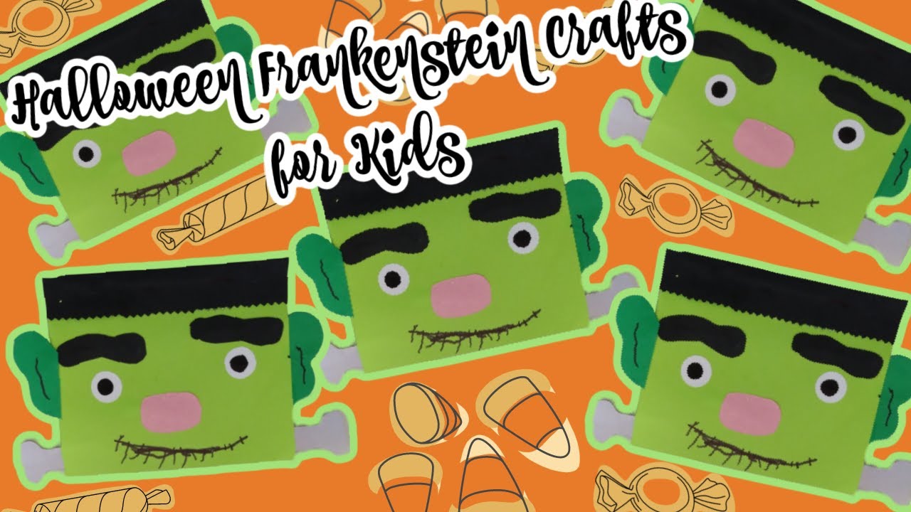 DIY Frankenstein and Jack O lantern | Halloween Arts & Crafts - YouTube