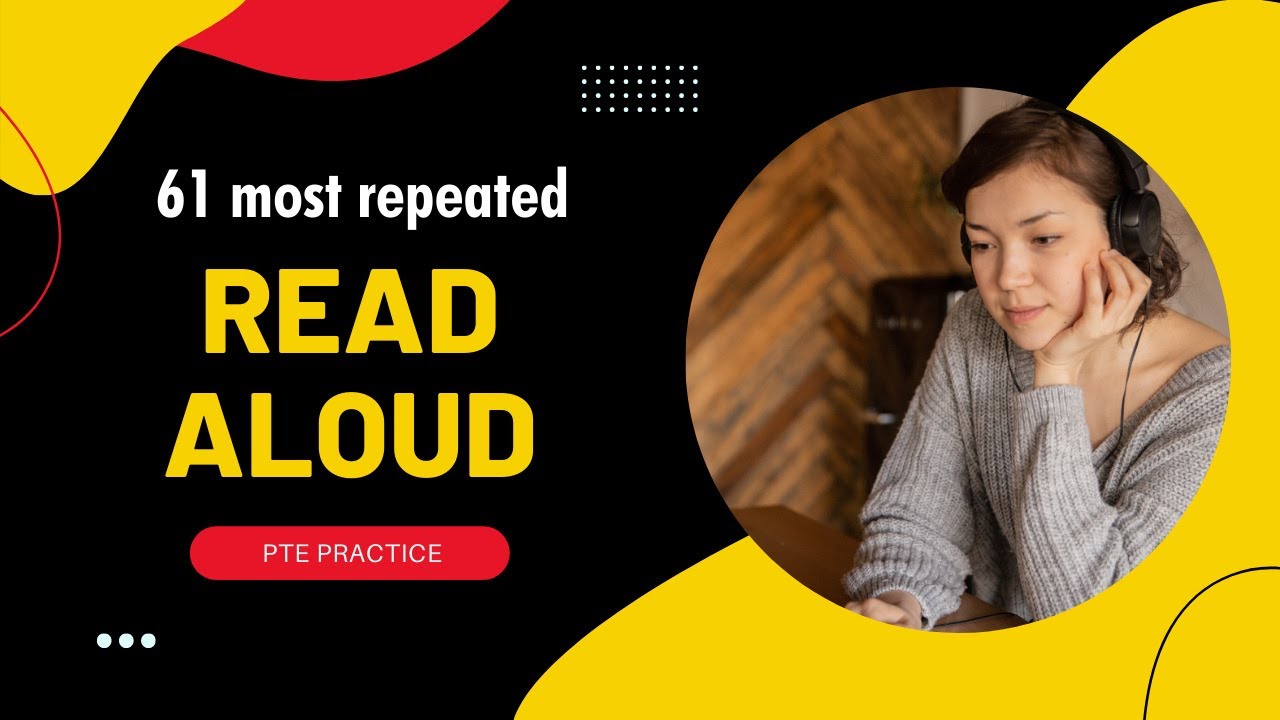 PTE read aloud practice | 61 most repeated | PTE speaking test - YouTube