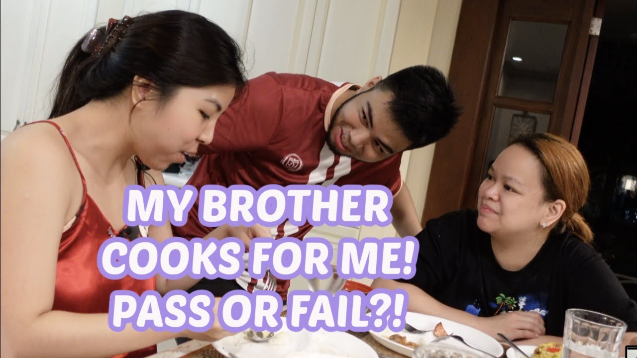 VLOGMAS DAY 24! BROTHER COOKS! HERE'S MY VERDICT! | Nicole Caluag - YouTube