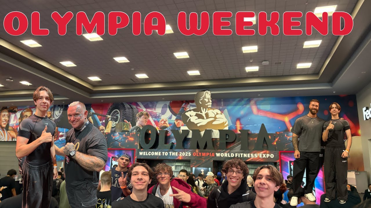 MR OLYMPIA EXPO WEEKEND (ft.@Yogis.gym0520 AND IRON UNC) - YouTube