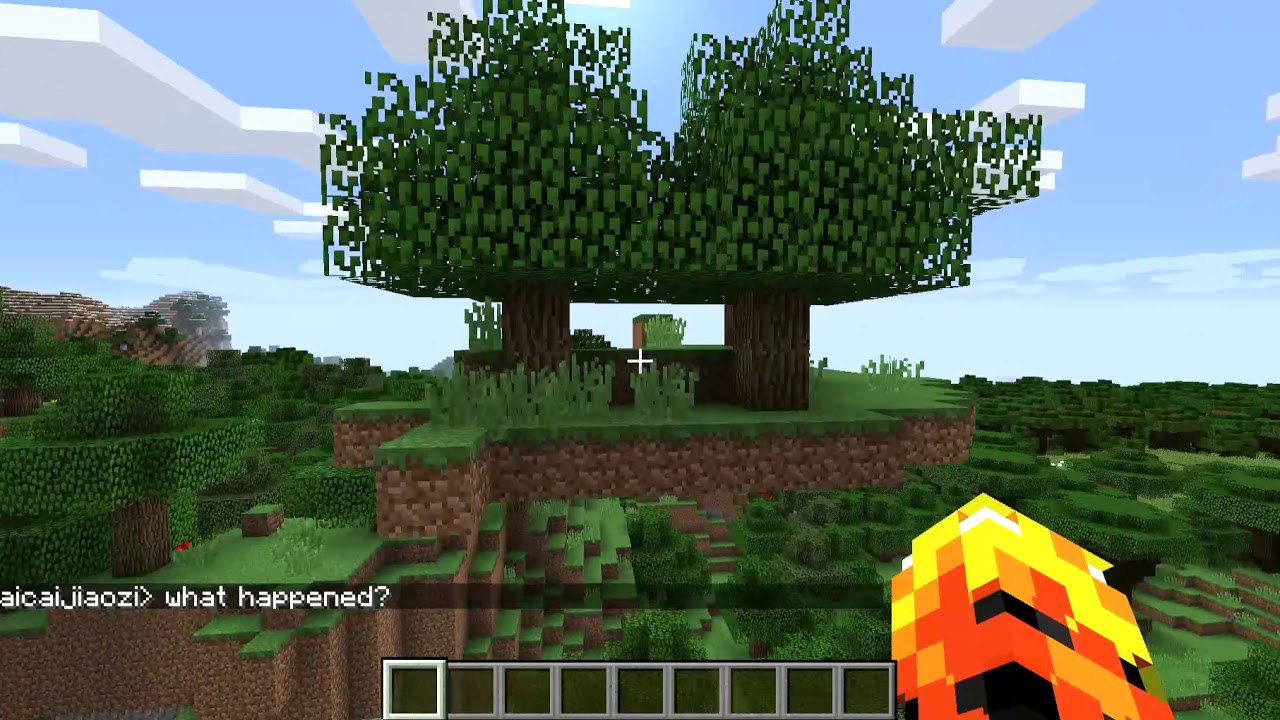 Natural Minecraft Floating Island? - YouTube