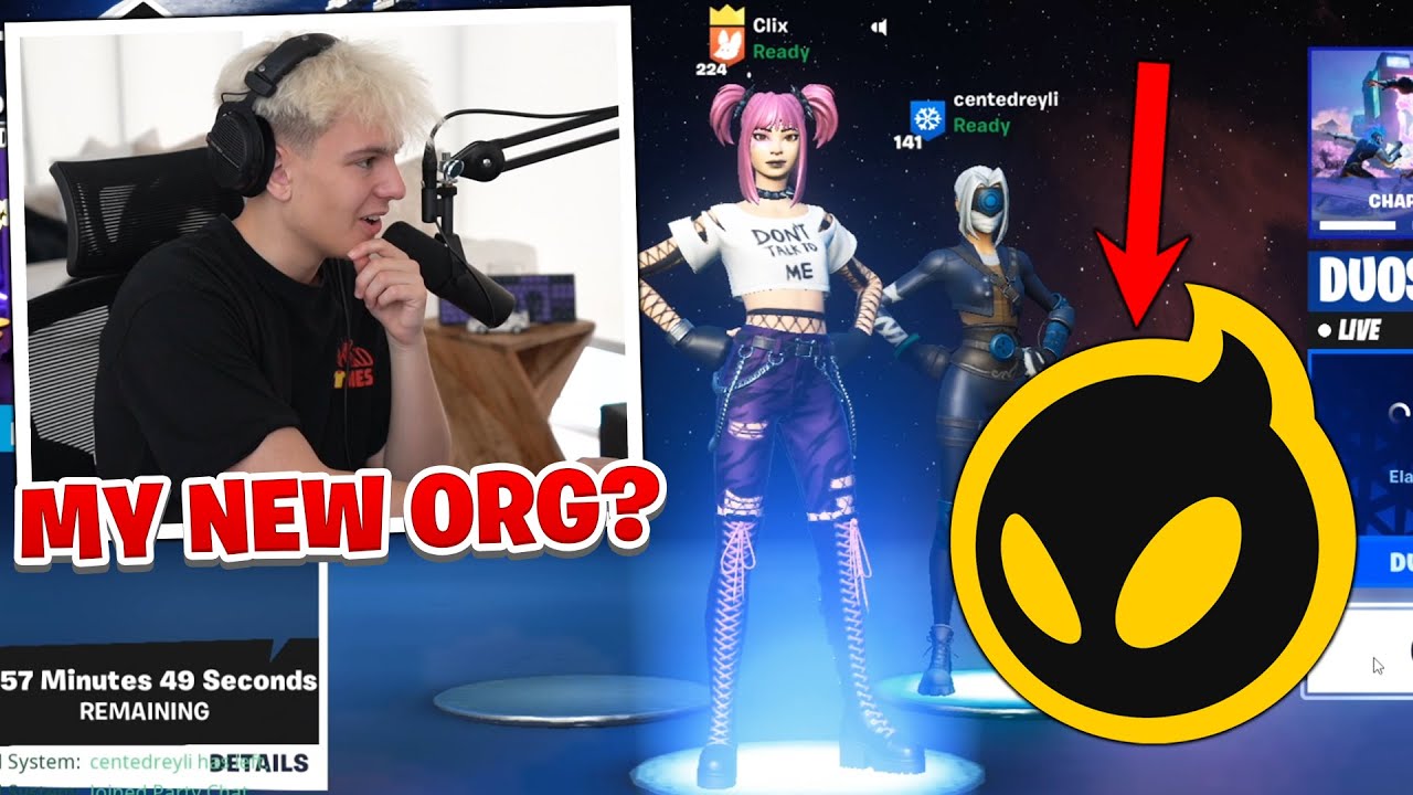 Clix is SIGNING to a NEW ORG... - YouTube