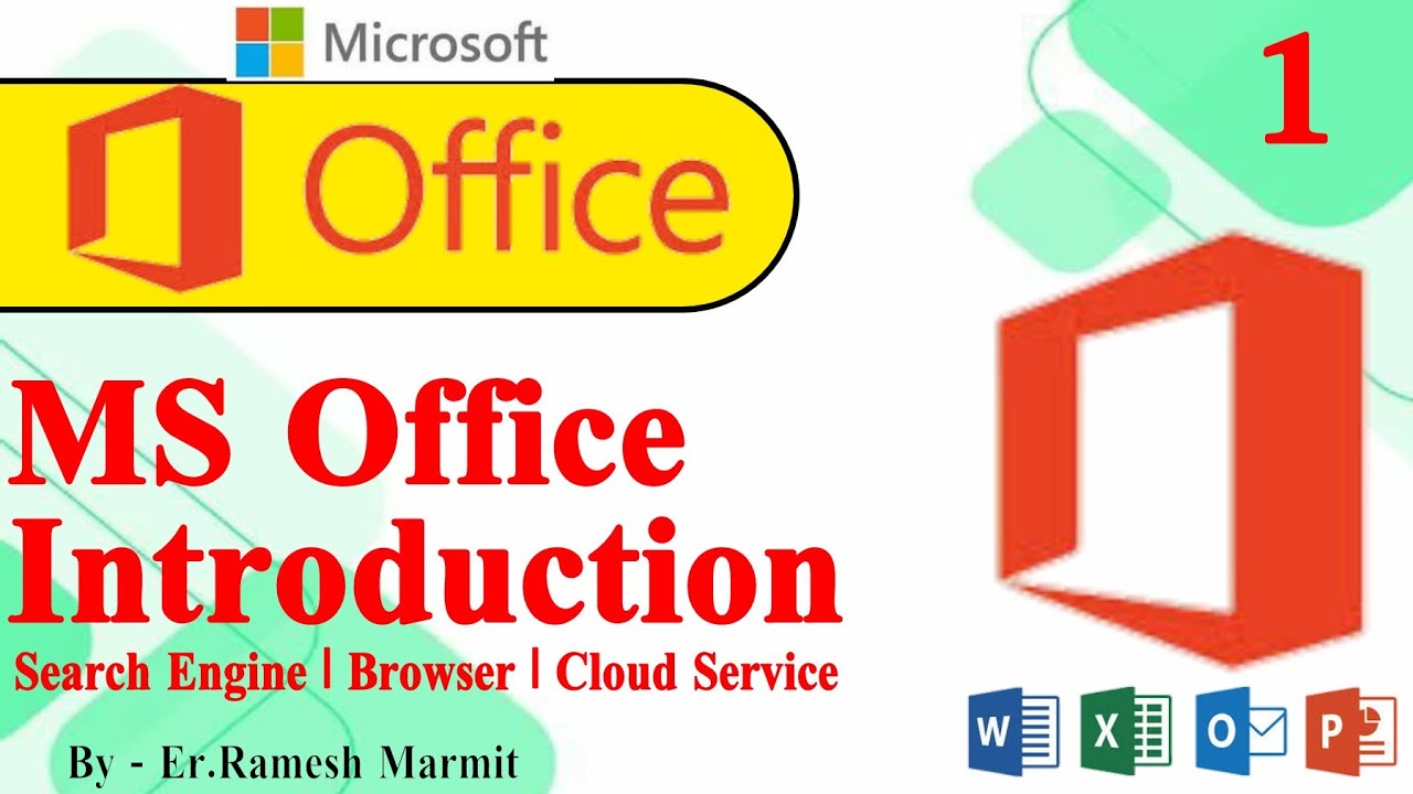 MS Office-1 | MS Office Basics | Complete Introduction for Beginners ...