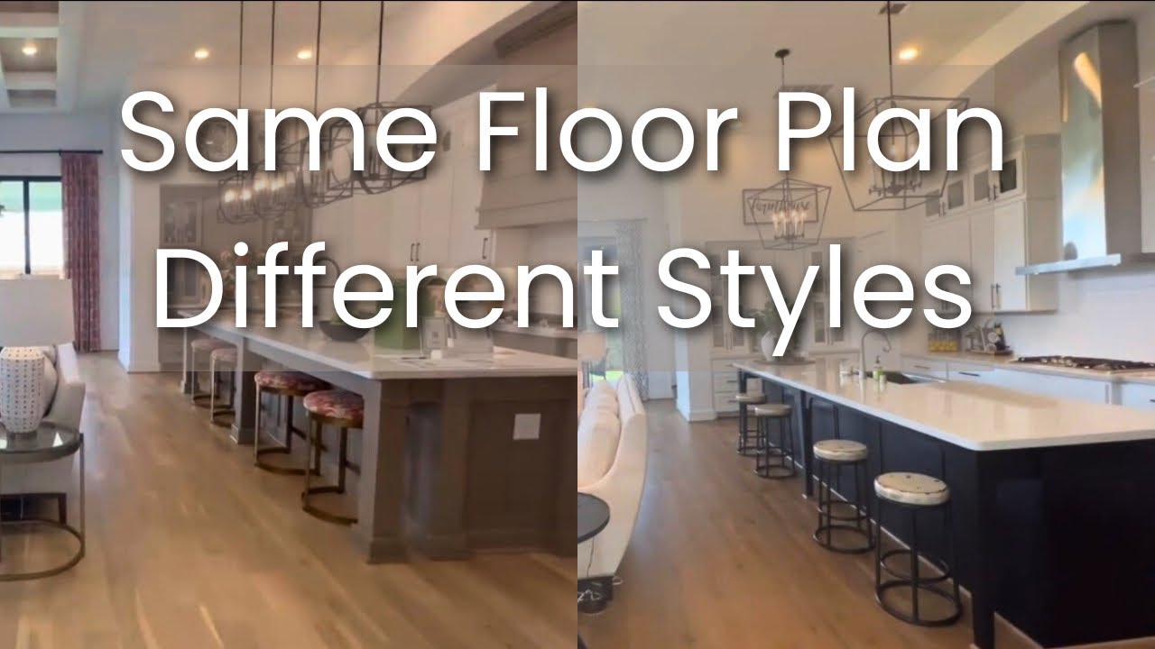 2 Home Tours : Same Floor Plan Different Decor : Which One Do You Like ...