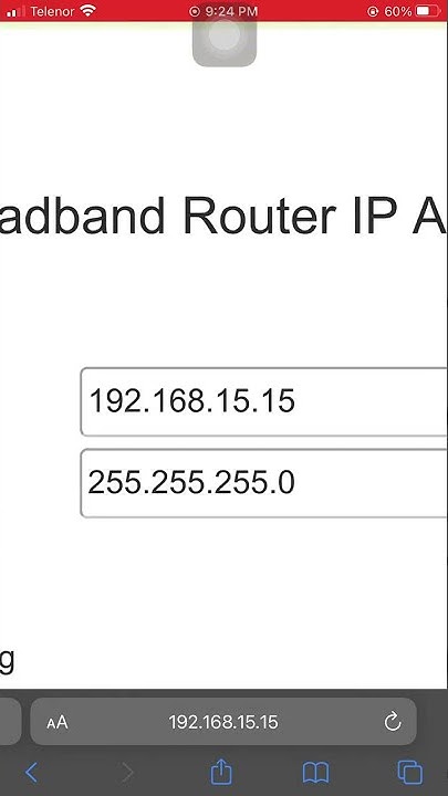 How To Change PTCL Modem IP address #ptcl #shorts - YouTube