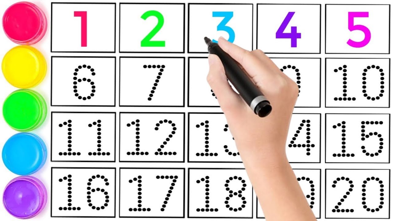 Counting 1 to 100 | 123 numbers | one two three, 1 से 100 तक Abcd ...