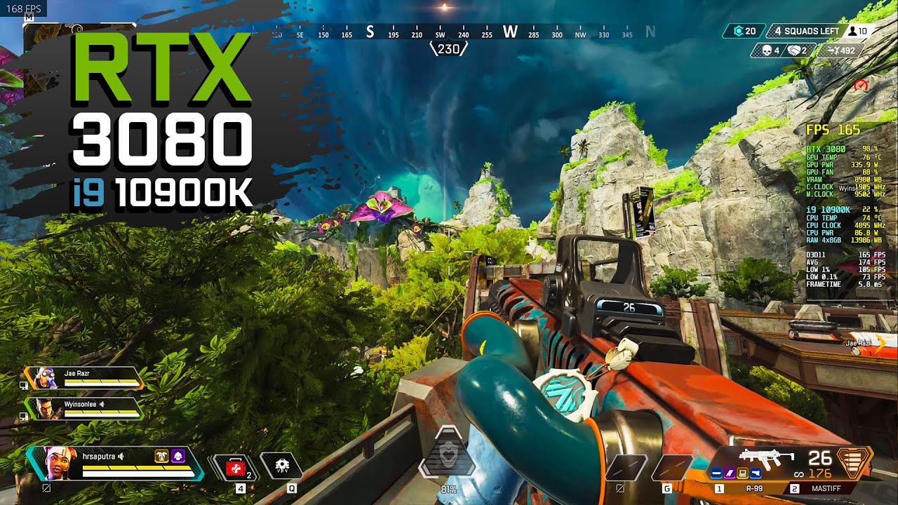 Apex Legends Season 12 | 1440p Very High Settings - RTX 3080 10GB - YouTube