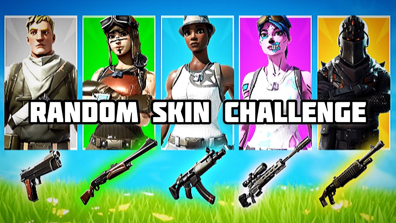 Random Skin Challenge| Fortnite Battle Royale - YouTube