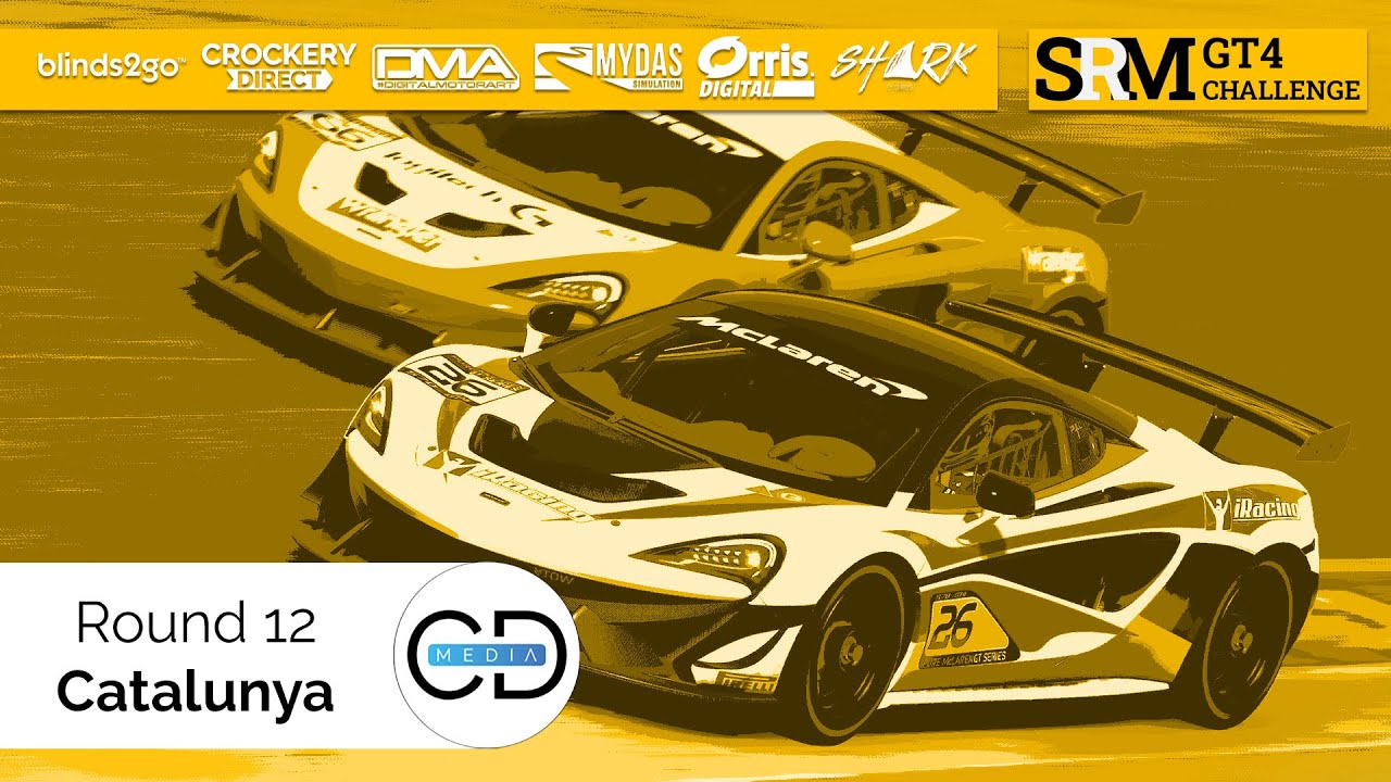 Sim Racing Magazine GT4 Challenge - Round 12 - Catalunya - YouTube