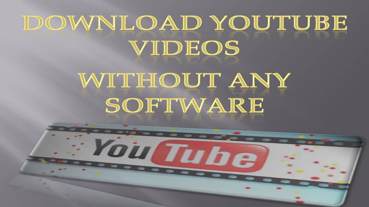 how to download youtube videos without software - YouTube