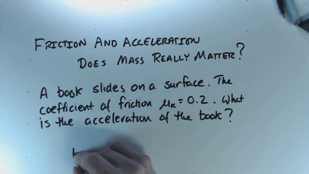 The Force of Friction and Inertia - YouTube