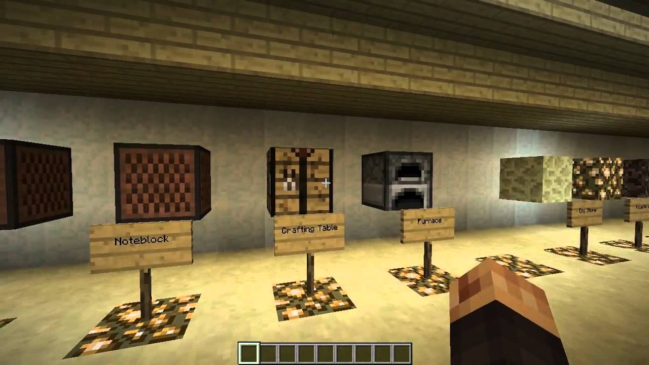 TEXTURE PACK TEST MAP | Minecraft 1.5 (13w03a) - YouTube