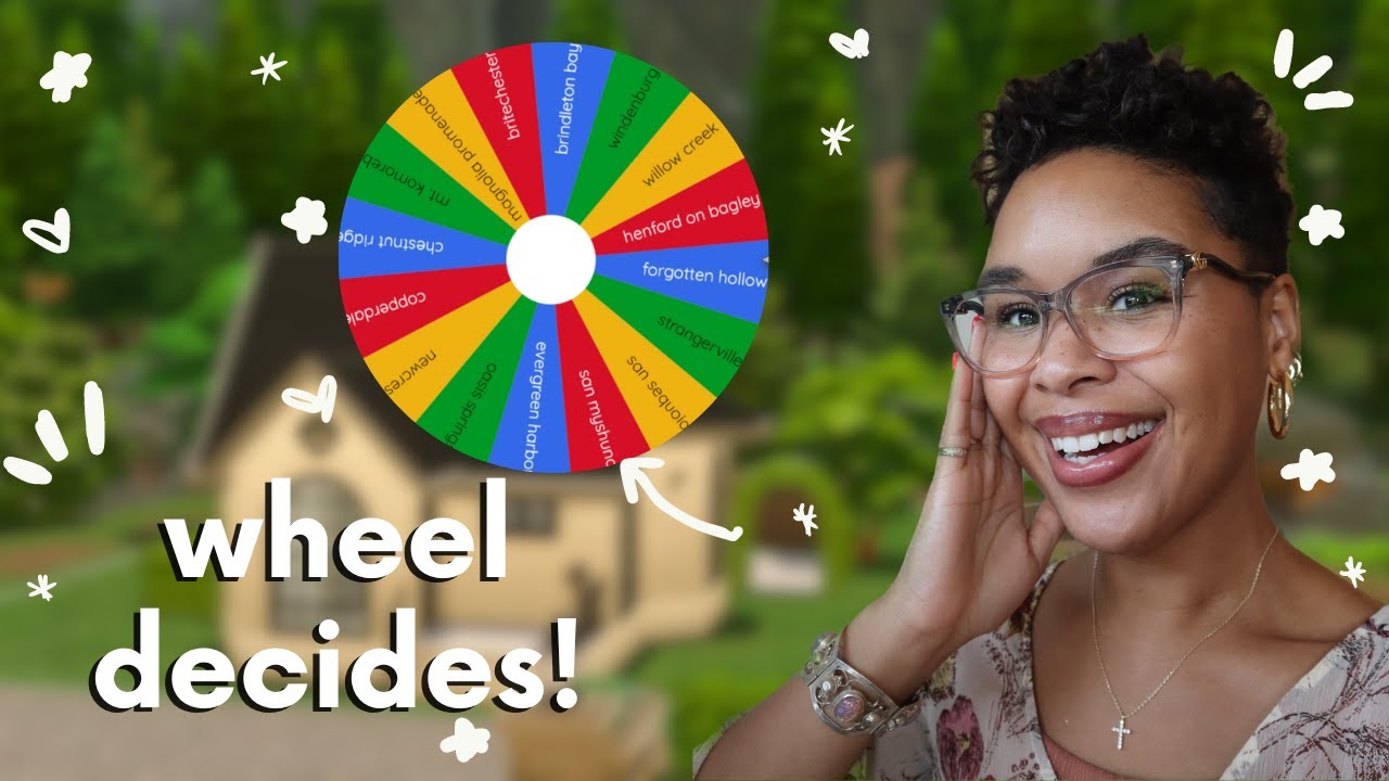 i tried this *CHAOTIC* wheel challenge in the sims 4 - YouTube
