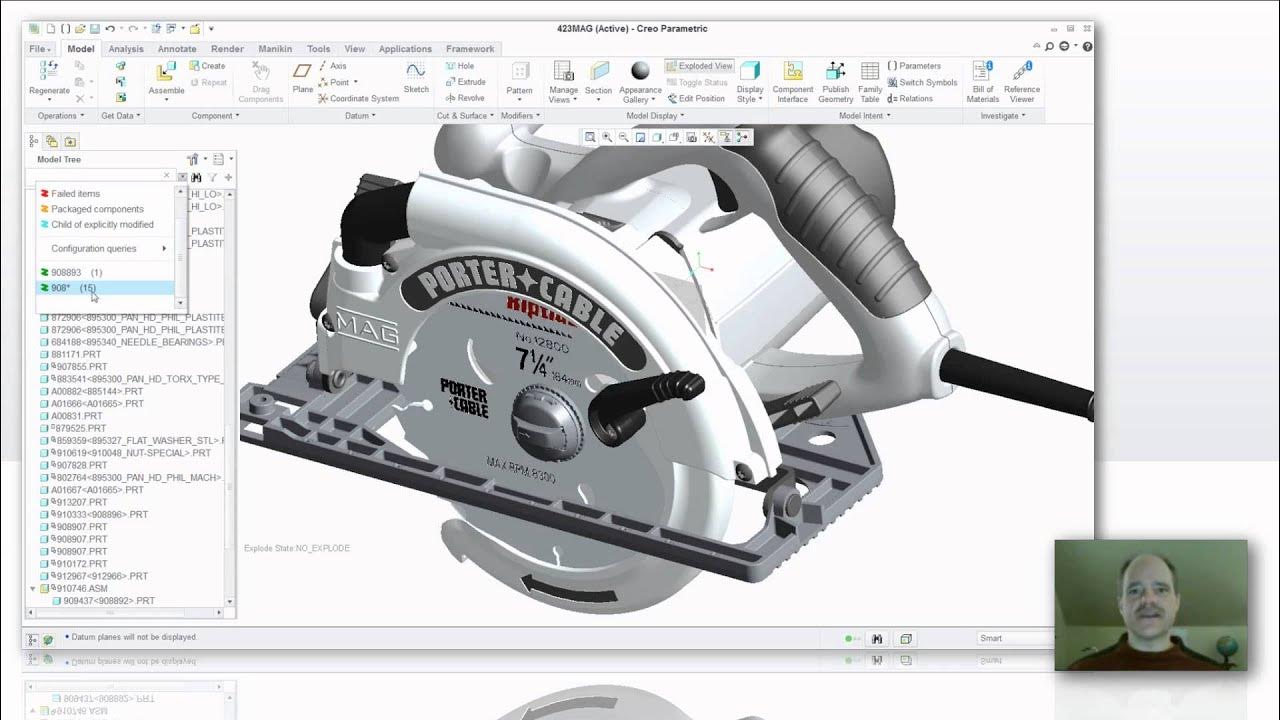 The Assembly Search Tool in Creo Parametric - EAC Tip of the Week - YouTube