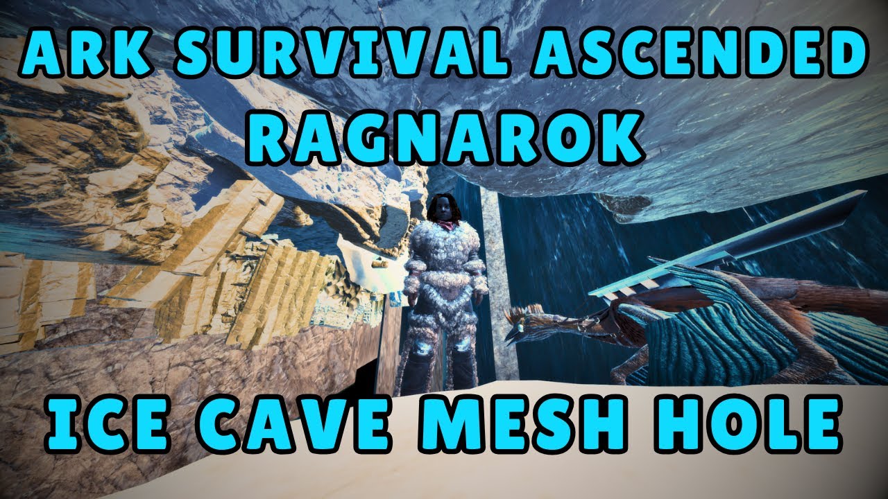 MASSIVE Ice Cave Mesh Hole - Ark Survival Ascended - YouTube
