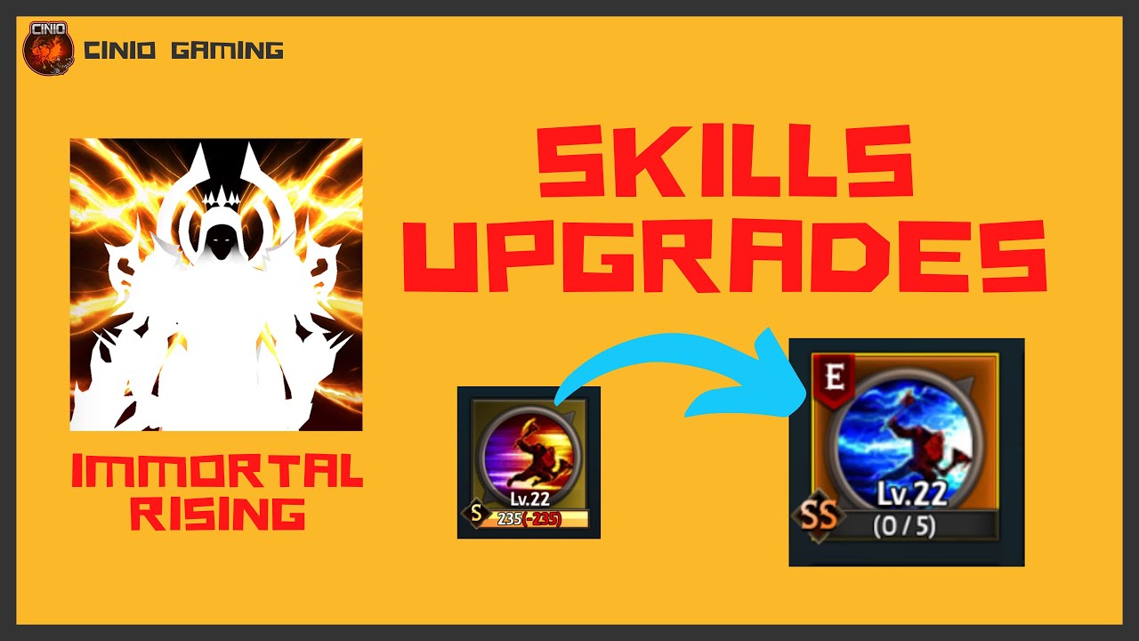 Immortal Rising - Skills Upgrades - YouTube